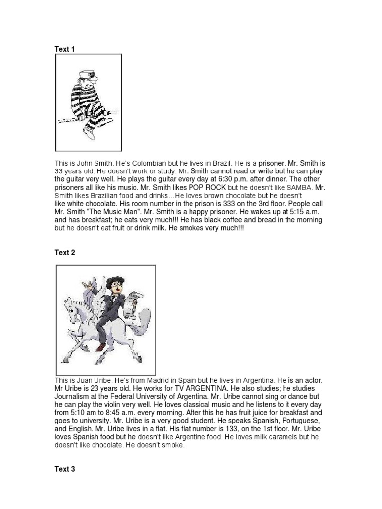 Text Comprehension Exercises | PDF