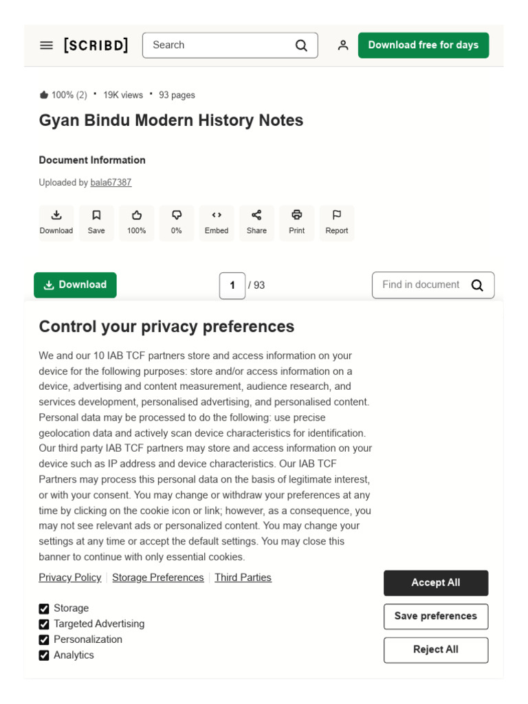 Scribd Survey Report 2025 | PDF | Http Cookie | Analytics