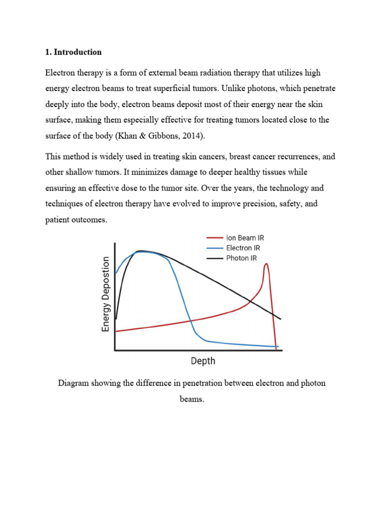 Electron Therapy | PDF | Radiation Therapy | Diseases And Disorders