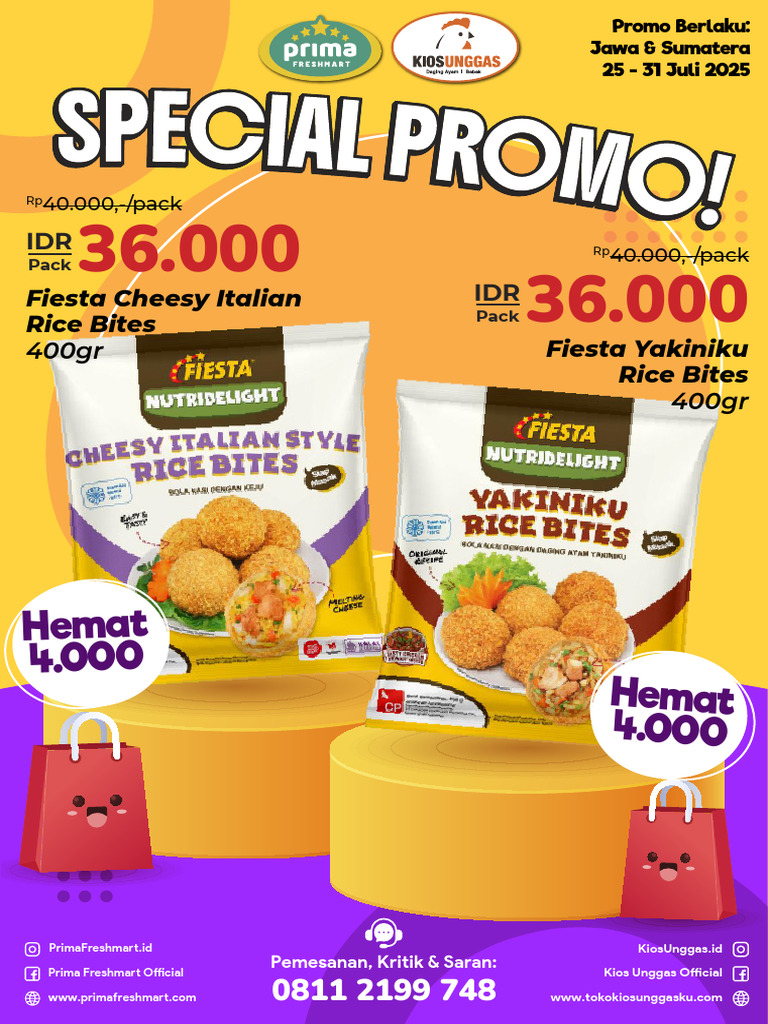POP Rice Bites 25-31 Juli 2025 - Jawa & Sumatera | PDF