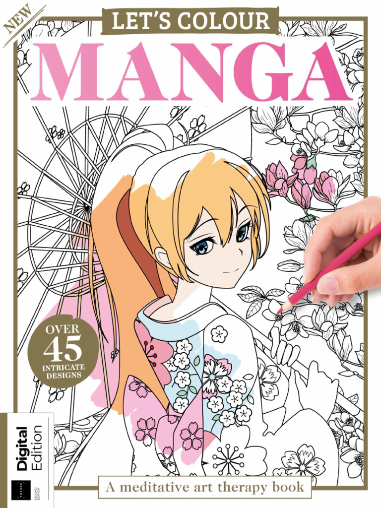 Lets Colour Manga Ed2 2024 | PDF