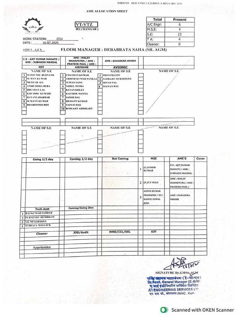 General Allocation List 16.07.2025 | PDF
