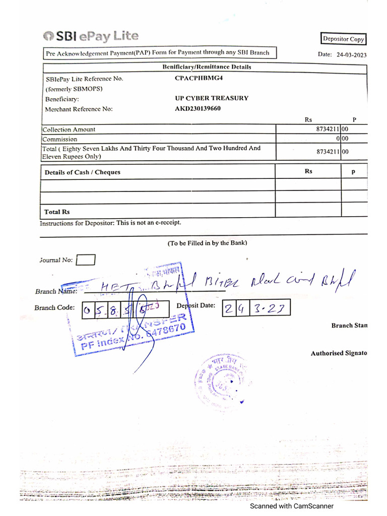 Payment Slip.. | PDF
