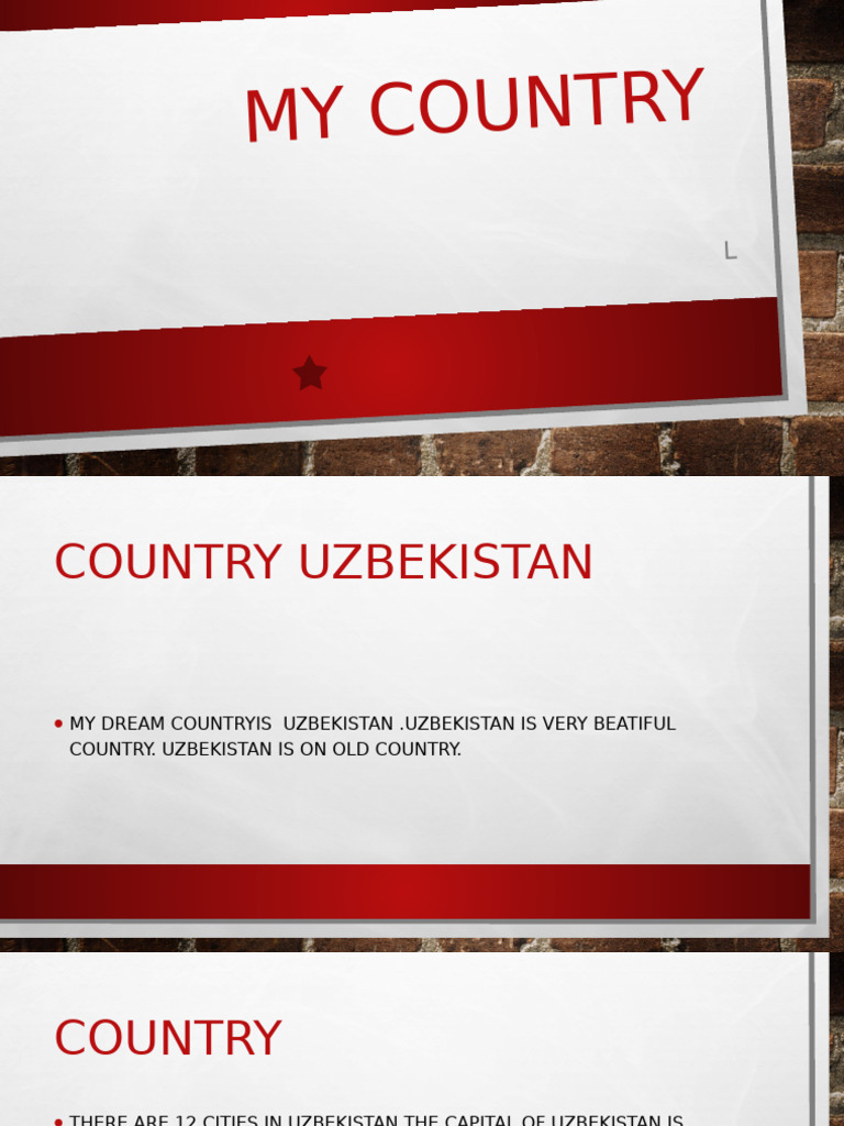 My Country | PDF