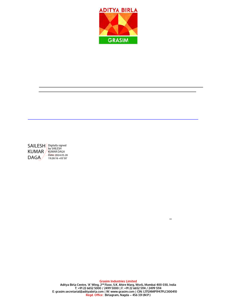 Grasim Concall | PDF | Economies