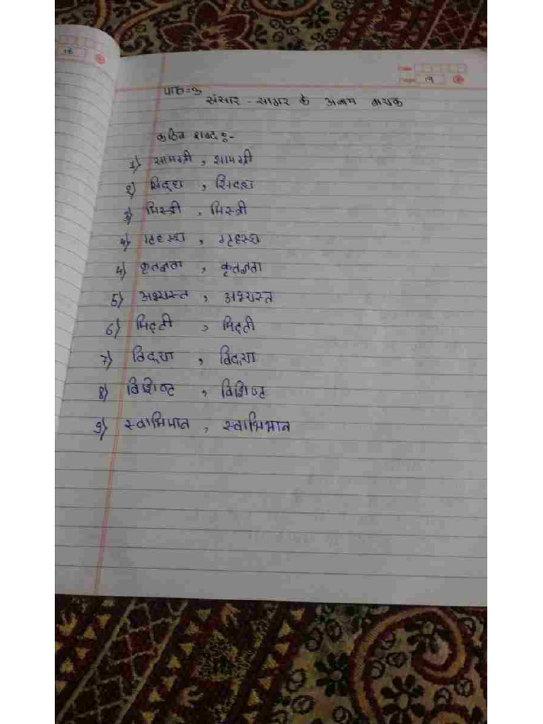 Hindi Ch3 To Ch6 | PDF