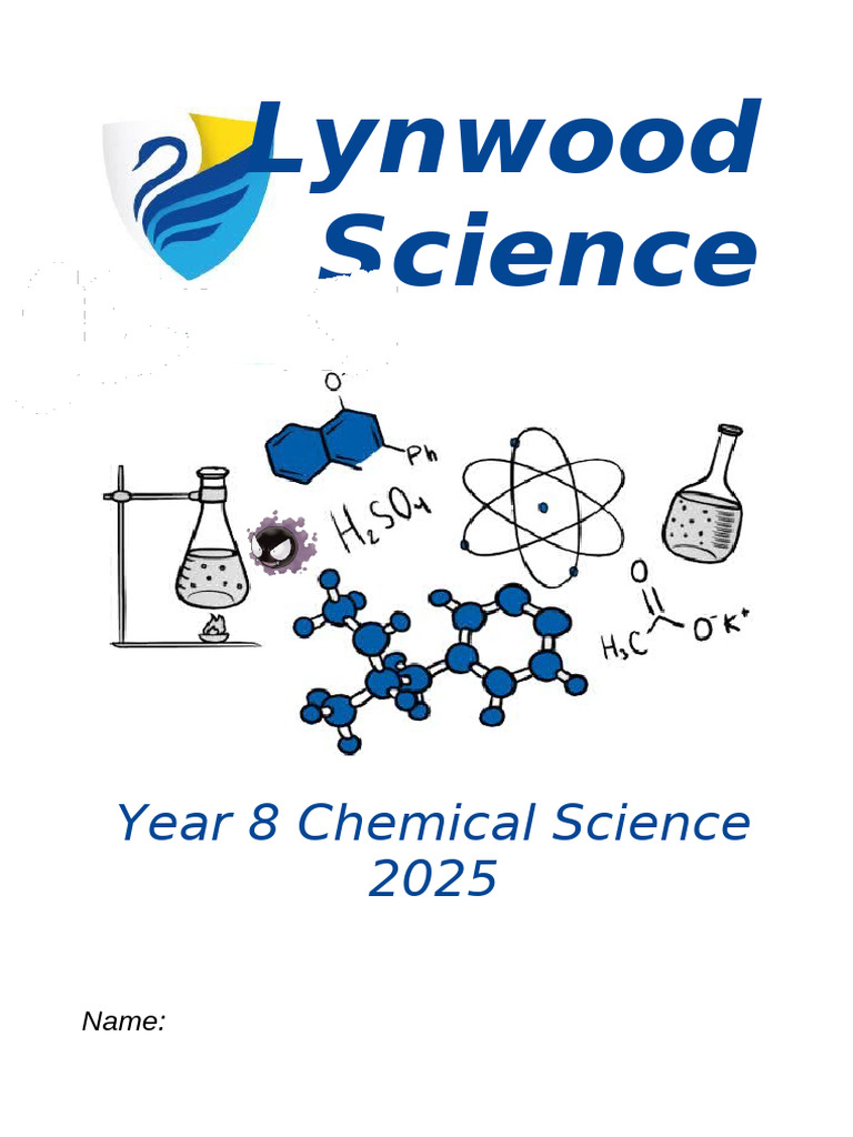 8 Chemical Science Workbook 2025 | PDF | Chemical Substances | Matter
