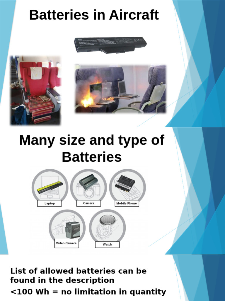 6 Batteriesinaircraft 181115204957 | PDF