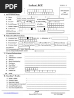 Student's DCF: A. Basic Information | PDF