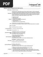 Phenoline Tank Shield Data Sheet | PDF | Epoxy | Chemical Substances