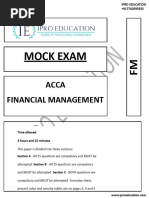 ACCA AFM Essential Formula Sheet | PDF