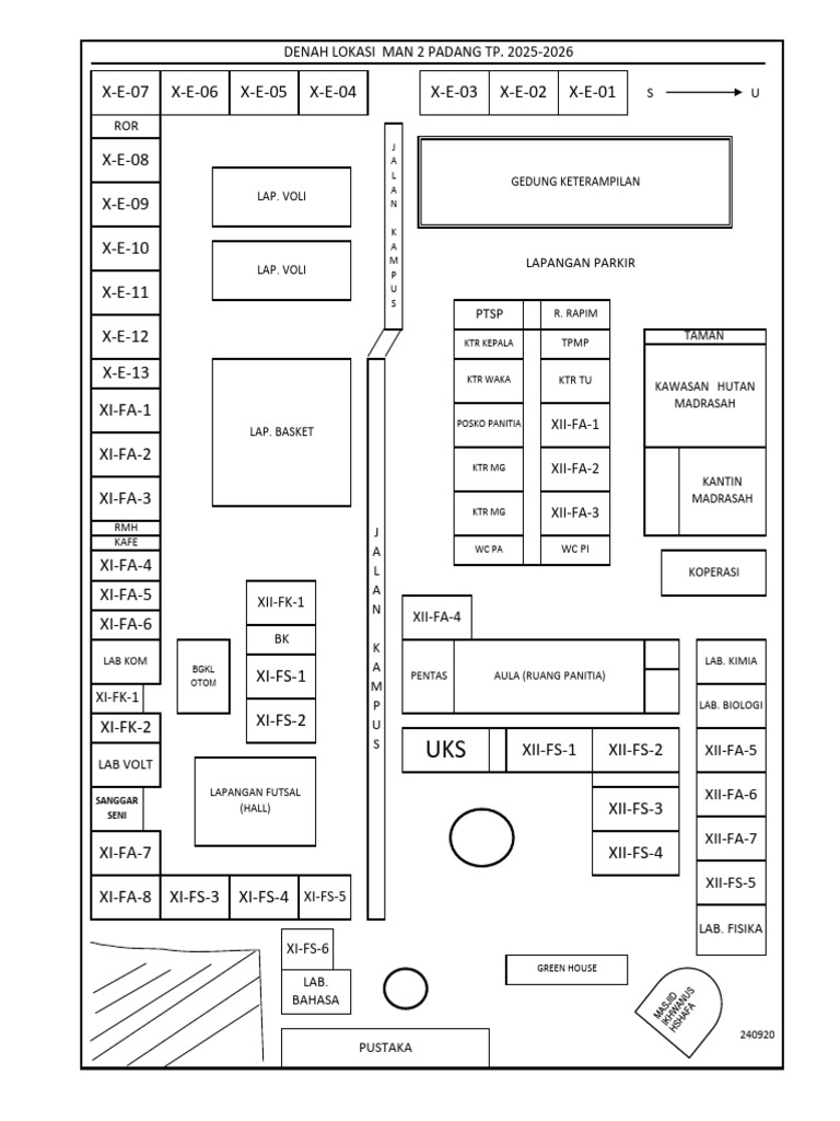 09 Denah Lokal 250714 | PDF