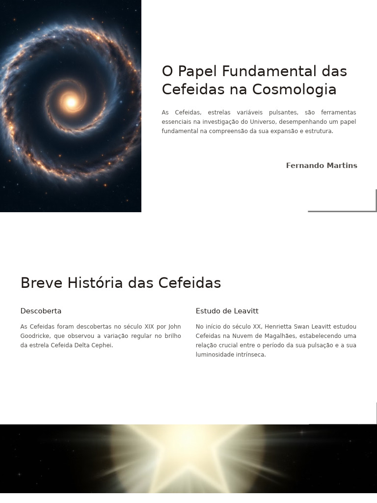 O Papel Fundamental Das Cefeidas Na Cosmologia | PDF | Astronomia ...