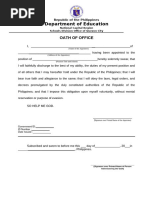 Oath of Office CS Form No. 32 Revised 2025 | PDF