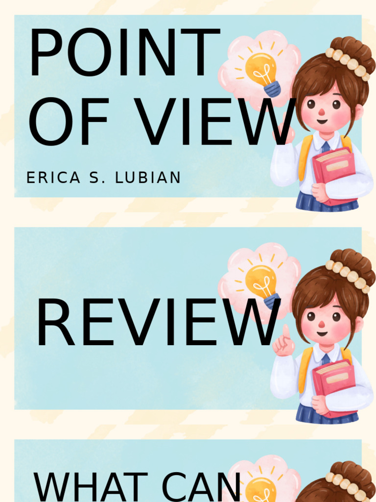 Analyzing Point of View in Literature | PDF