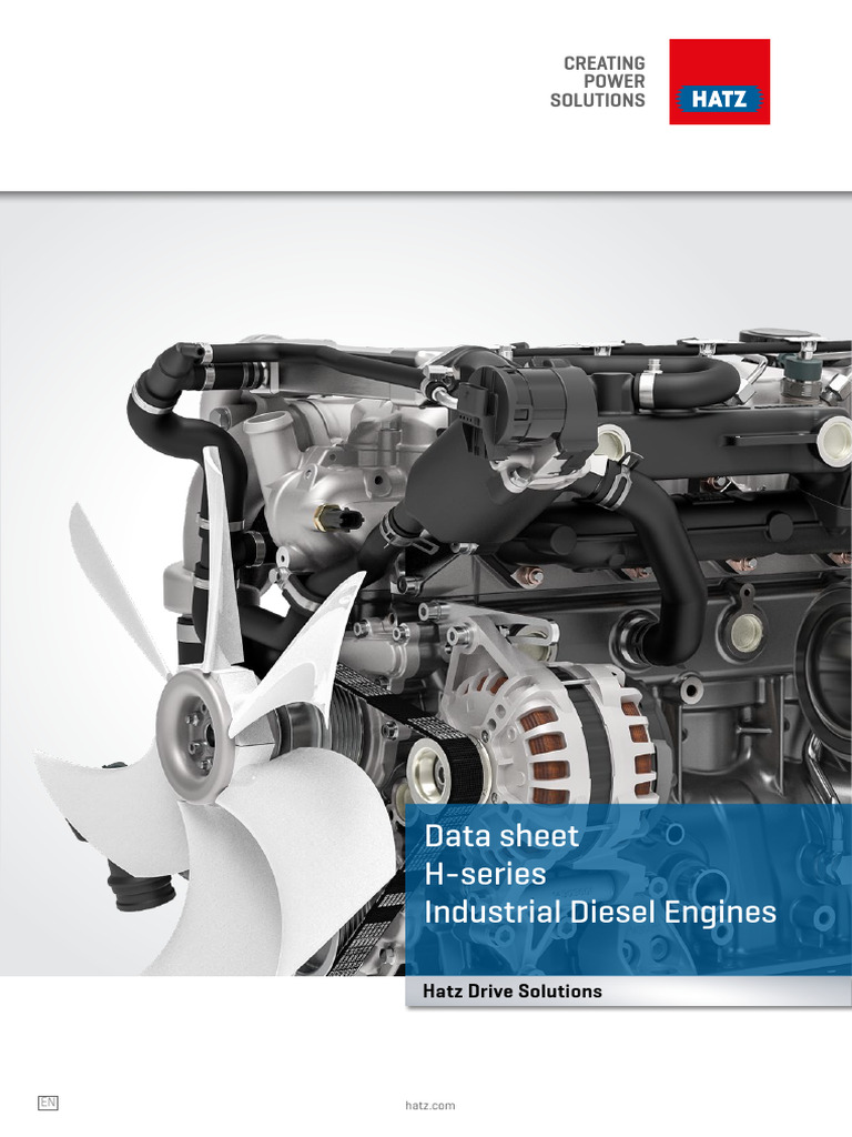 Hatz H-Series Diesel Engines Overview | PDF | Engines | Diesel Engine