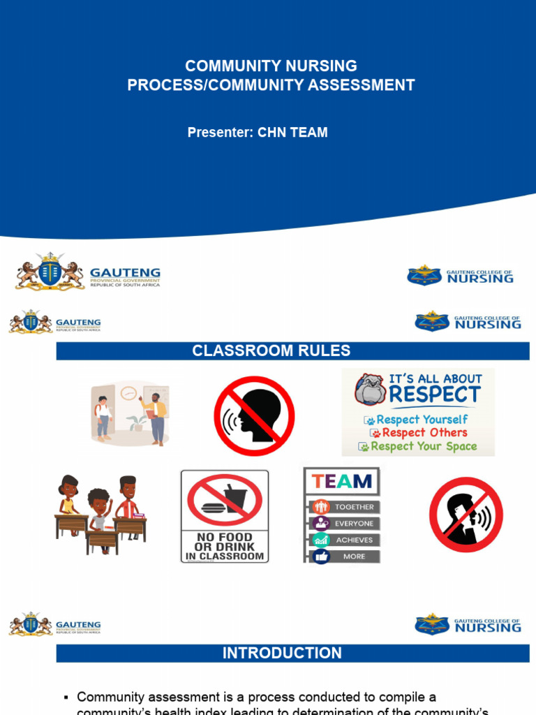 Class 2023 Community Nursing Process (2025) | PDF | Health Care | Nursing