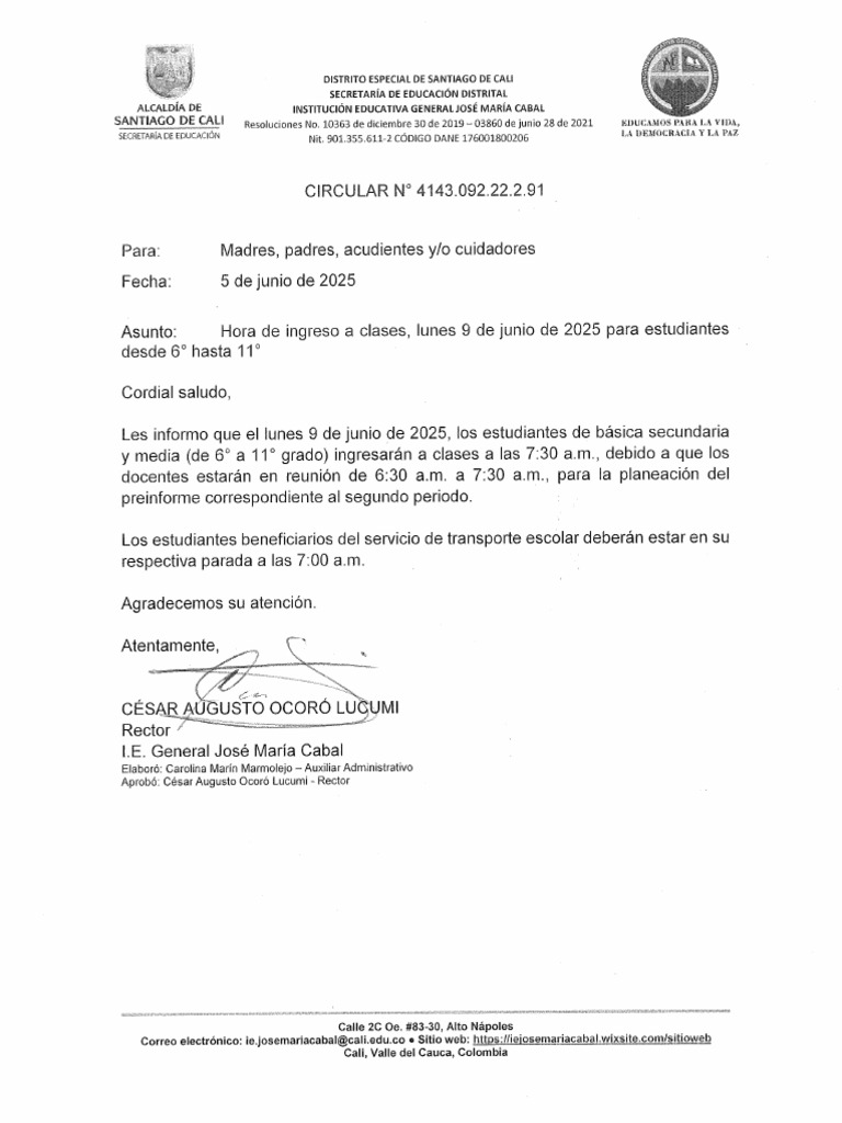 Circular Bien Circulo | PDF