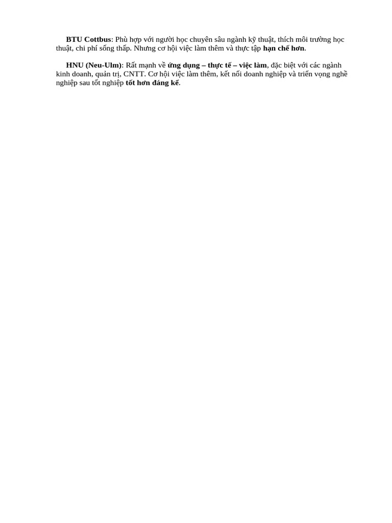 BTU Cottbus | PDF