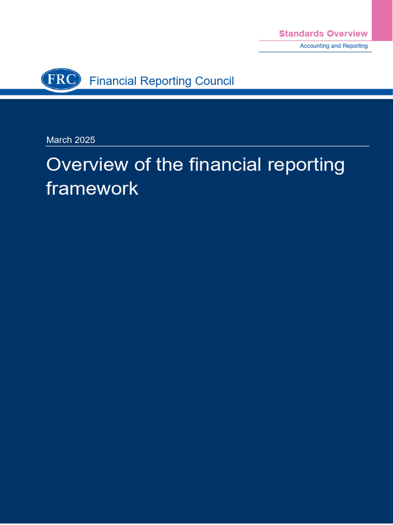 Financial Reporting Framework Overview 2025 | PDF | Income Statement ...
