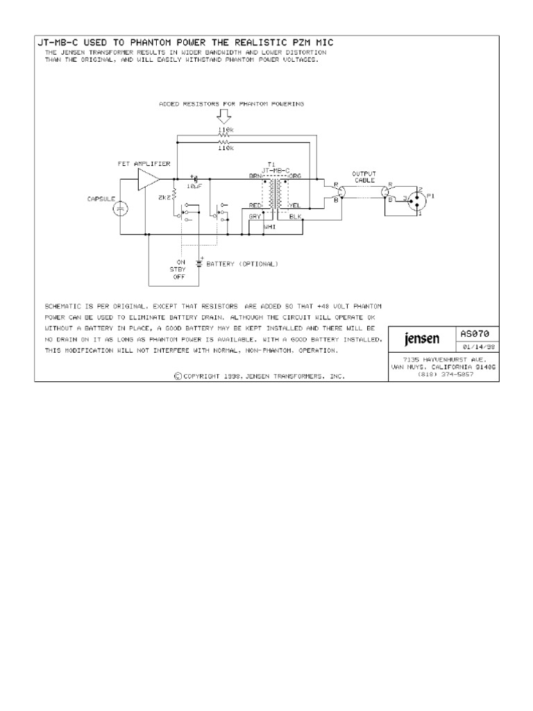 PZM Mod Jensen - As070 | PDF