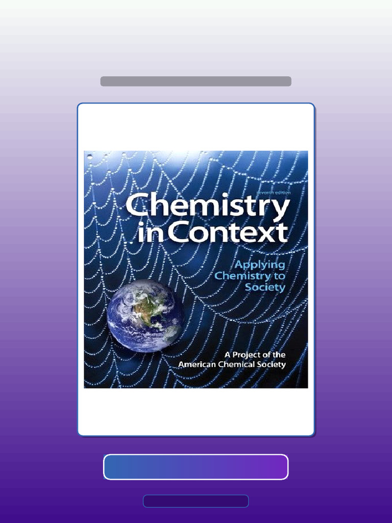 Chemistry in Context 7th Edition American Chemical Society Ebook and ...