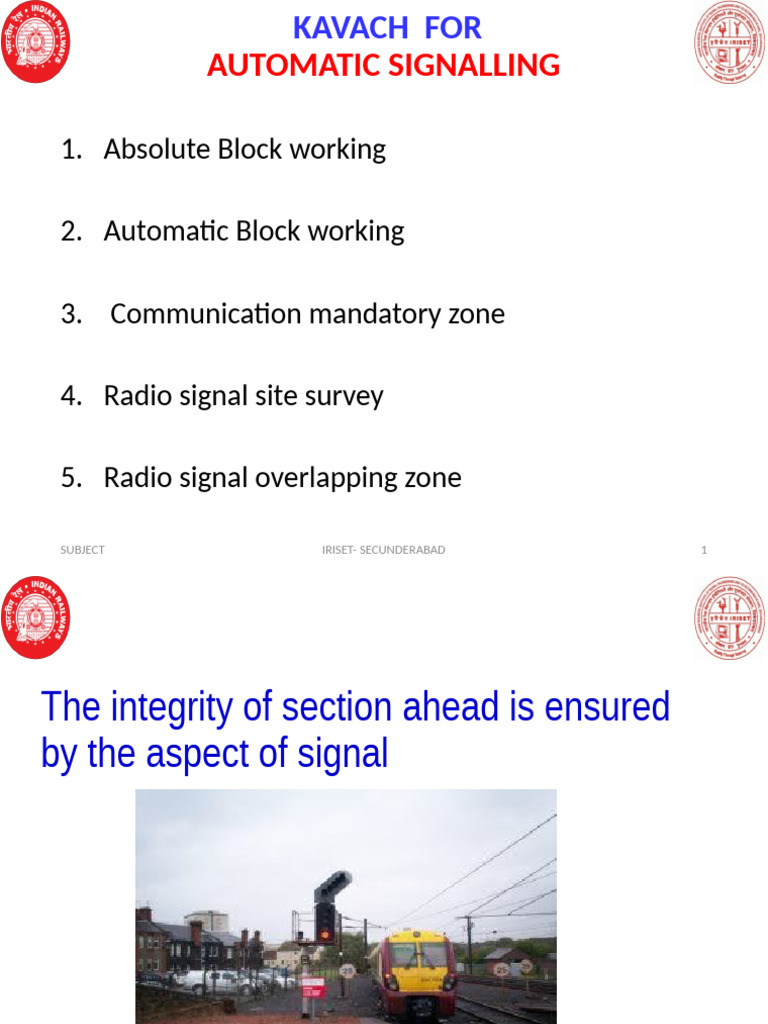 Automatic Signalling & Kavach | PDF | Power Supply | Computer Engineering