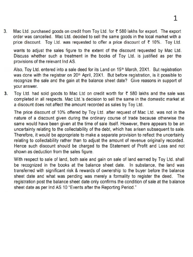 Ind As 10 Events After Reporting Period | PDF