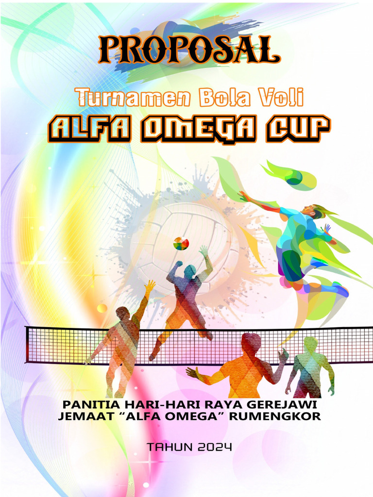 Cover Turnamen Bola Voli AO Cup | PDF