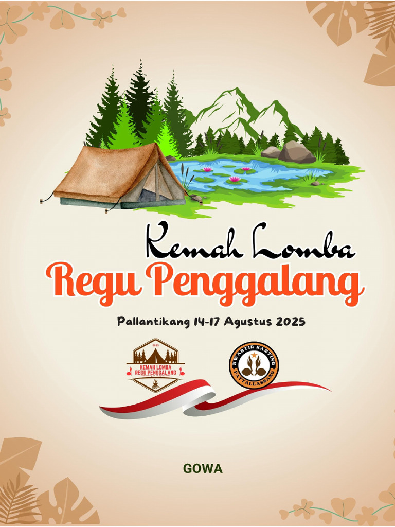 (SD) Juknis Kemah Lomba Regu Penggalang 2025 | PDF