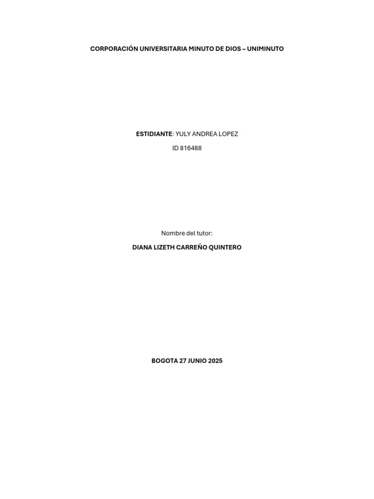 Yuly Lopez Actividad Experencial Planeacion | PDF | Cultura ...
