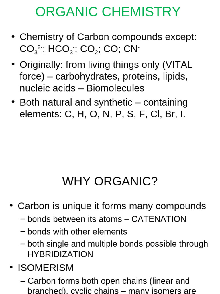 Introduction of Organic Chemistry-1 | PDF | Alkane | Isomer
