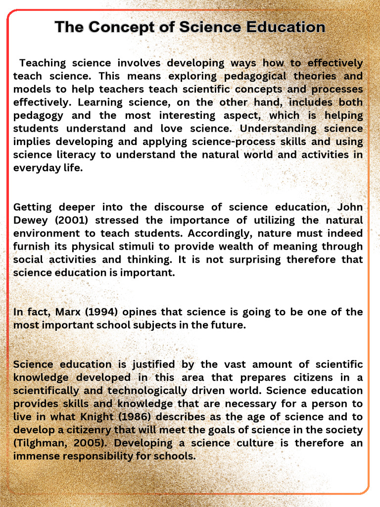 Overview of Science Education in the Philippines | PDF | Science | Schools