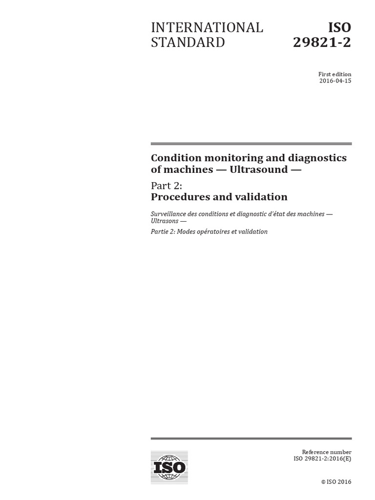 ISO 29821-2: Ultrasound Monitoring Standards | PDF | Ultrasound ...