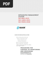 IMTE Calibration Control Procedure | PDF | Calibration | Verification ...