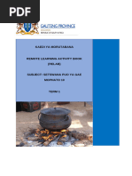 Setswana Makaelagongwe and Malatodi | PDF | Games & Activities