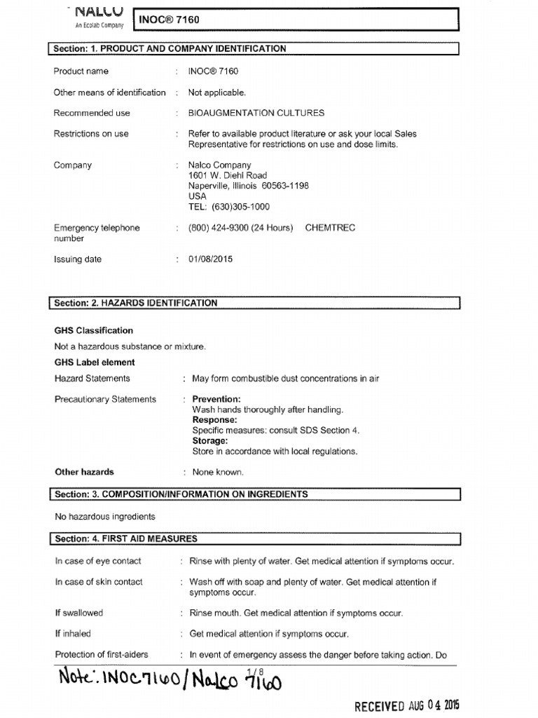 Inoc 7160 | PDF