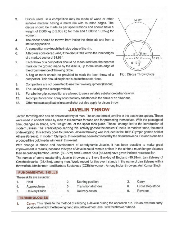 Javelin Throw Better | PDF
