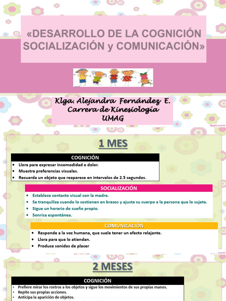 Desarrollo Cognitivo, Social y Emocional 0-18 Meses | PDF | Mano ...