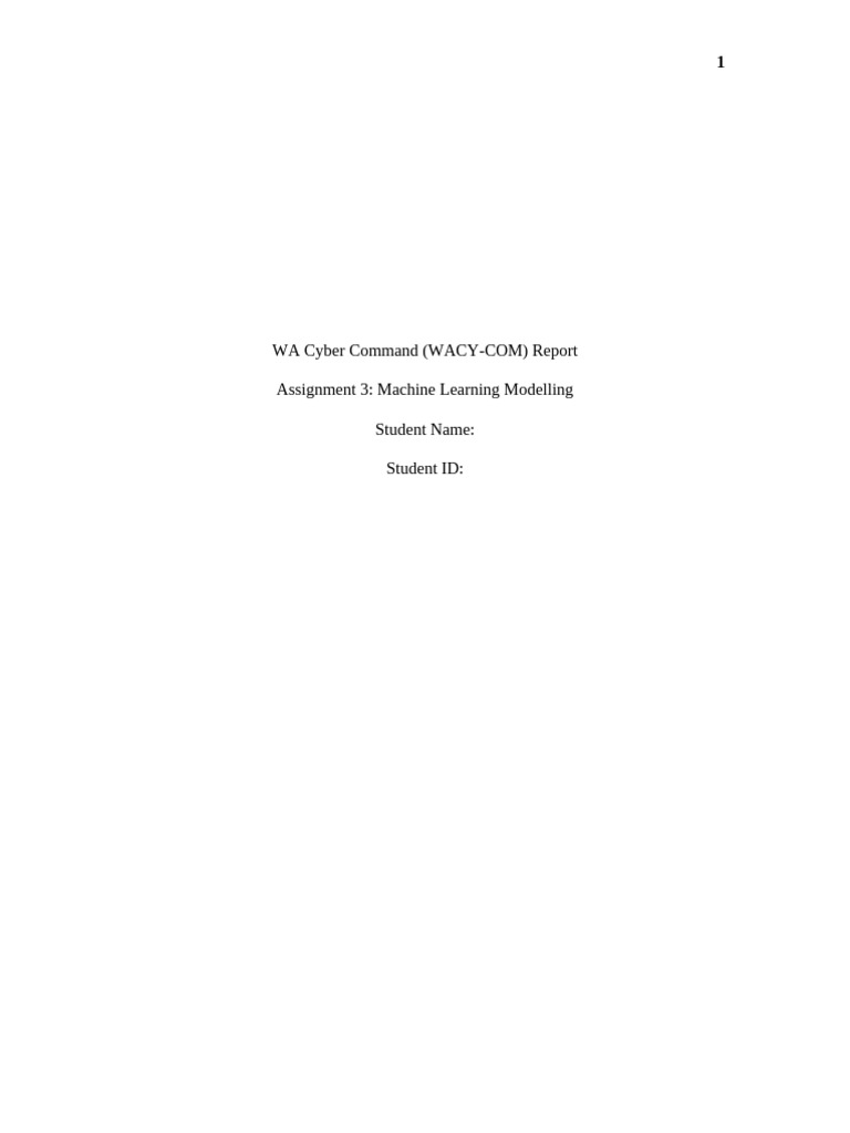 Report of Modelling of Dataset | PDF | Cross Validation (Statistics ...