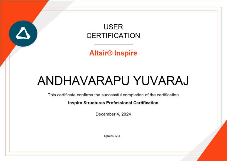 Inspire Structures Professional Certification - Inspire Structures ...