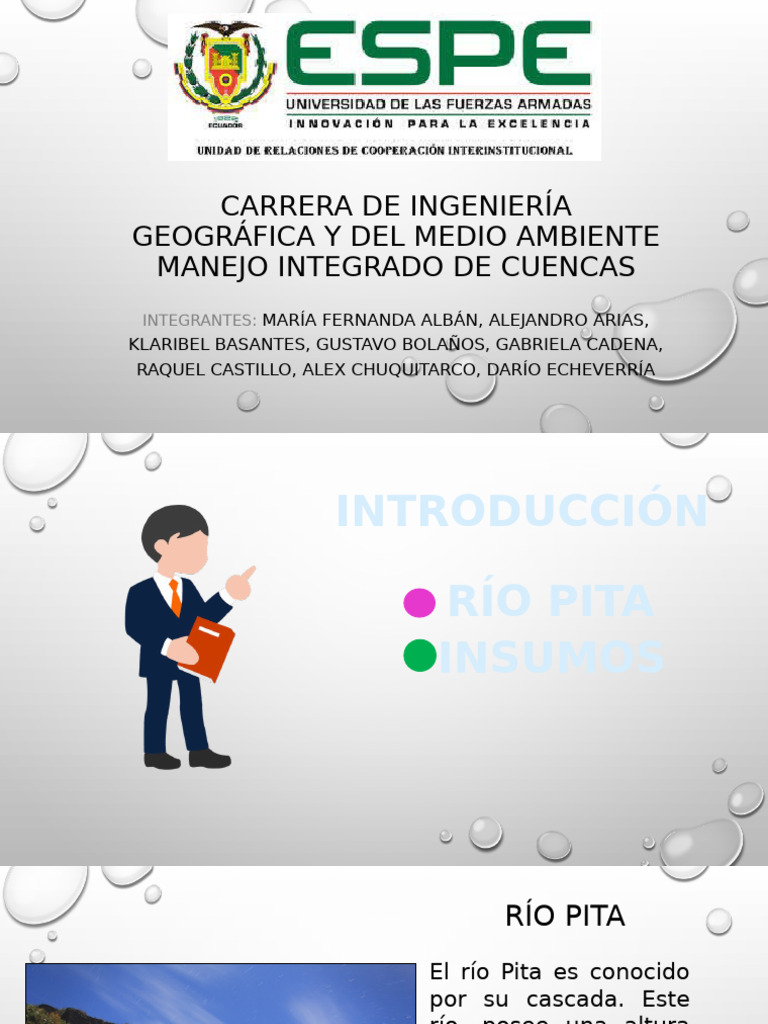 Expo Rio Pita | PDF | Río | Cuenca de drenaje