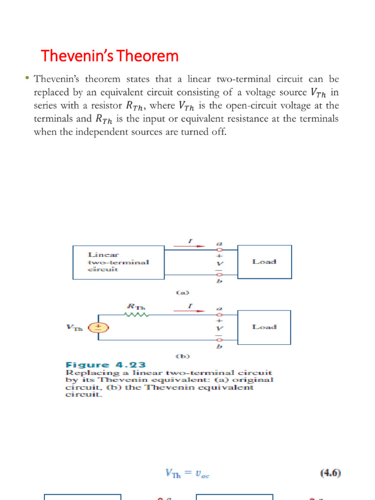 Lecture5-6 - 12284 - Network Theorems | PDF