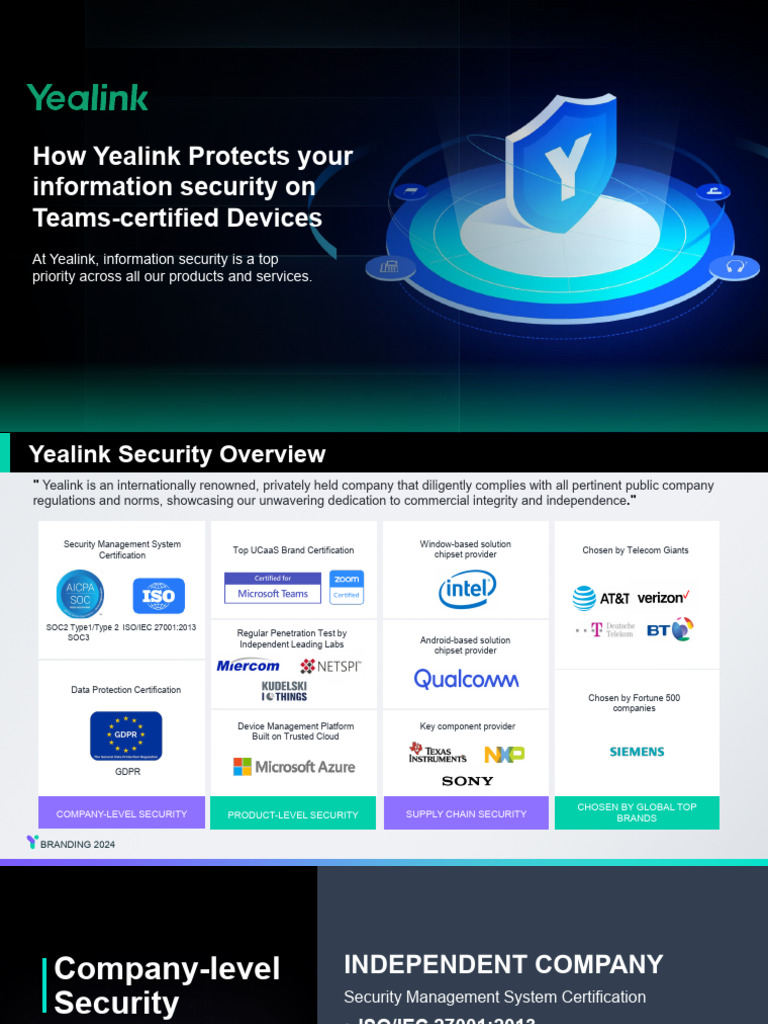 Yealink Security for Teams Devices | PDF | Android (Operating System ...