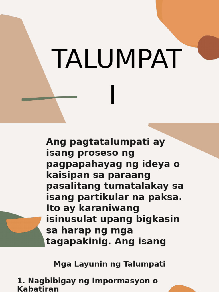 Talumpati | PDF