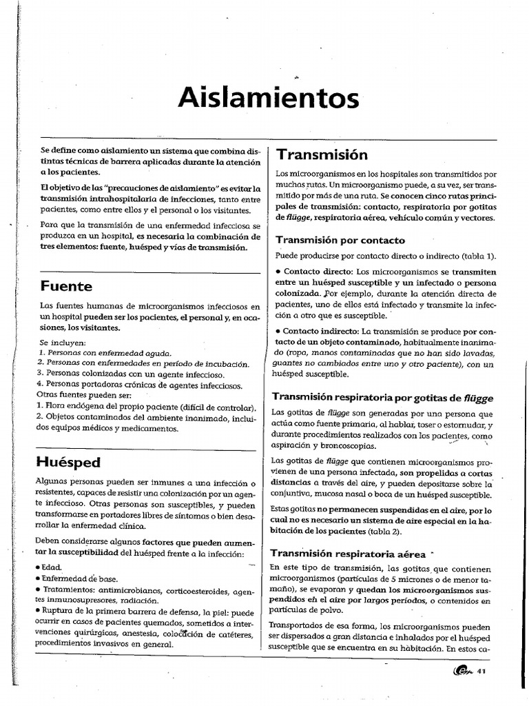Aislamientos | PDF