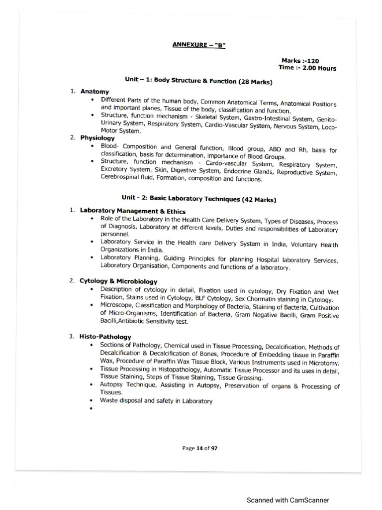 Syllbus JKSSB Lab | PDF
