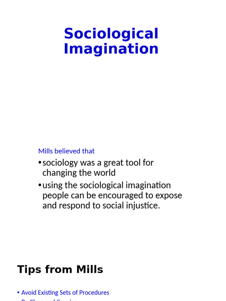 Understanding Sociological Imagination | PDF | Liberal Arts Education ...