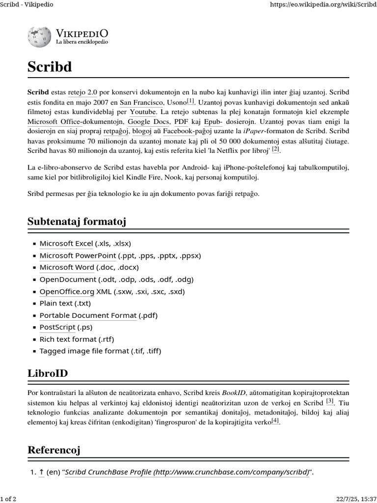 Scribd - Vikipedio | PDF