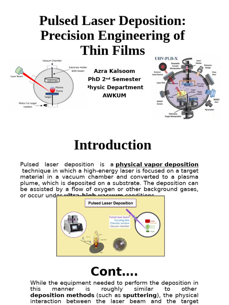 Guide to Pulsed Laser Deposition Techniques | PDF | Thin Film ...
